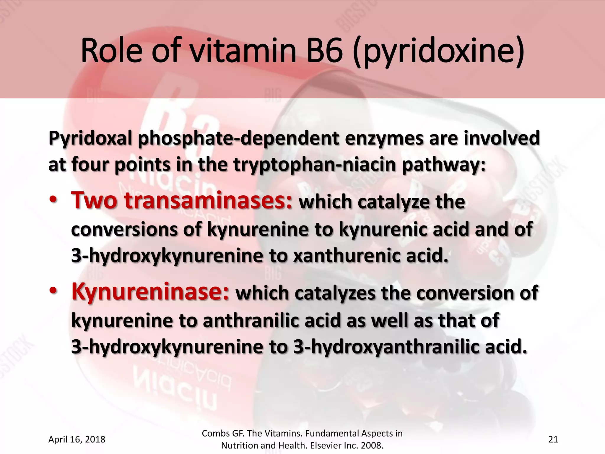 Absorption, transport and metabolism of niacin | PPSX