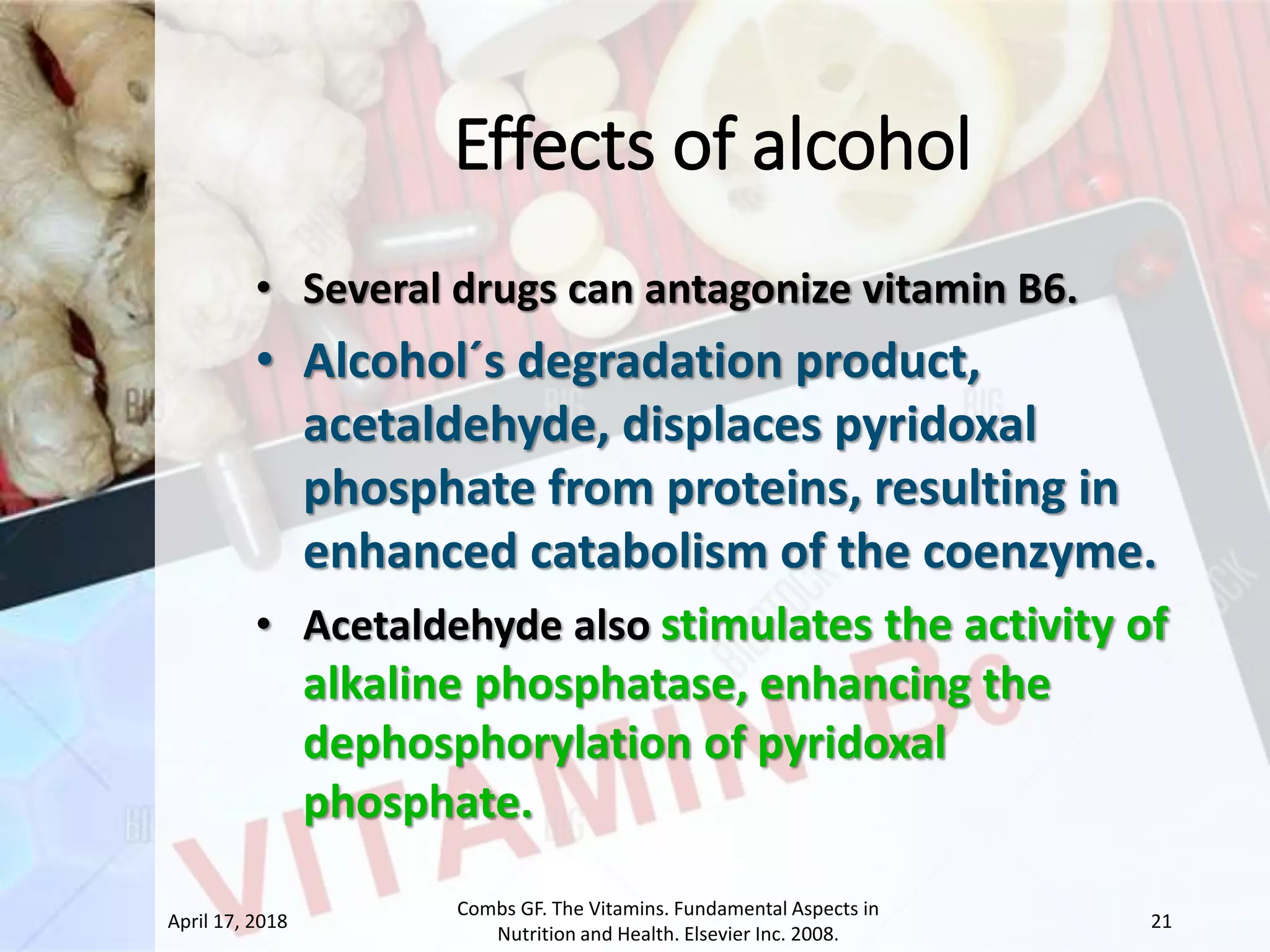 Absorption, transport and metabolism of pyridoxine | PPSX