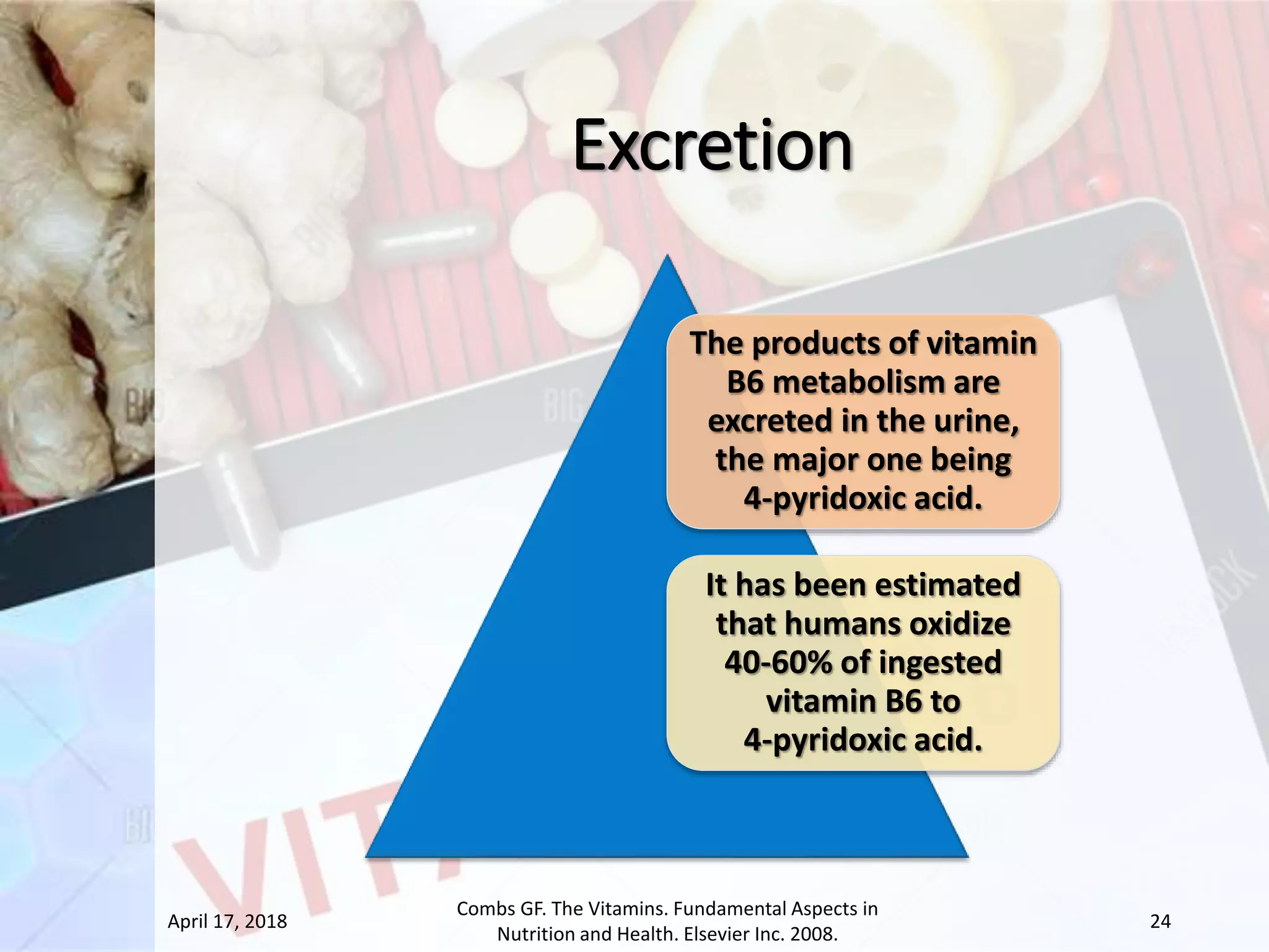 Absorption, transport and metabolism of pyridoxine | PPSX