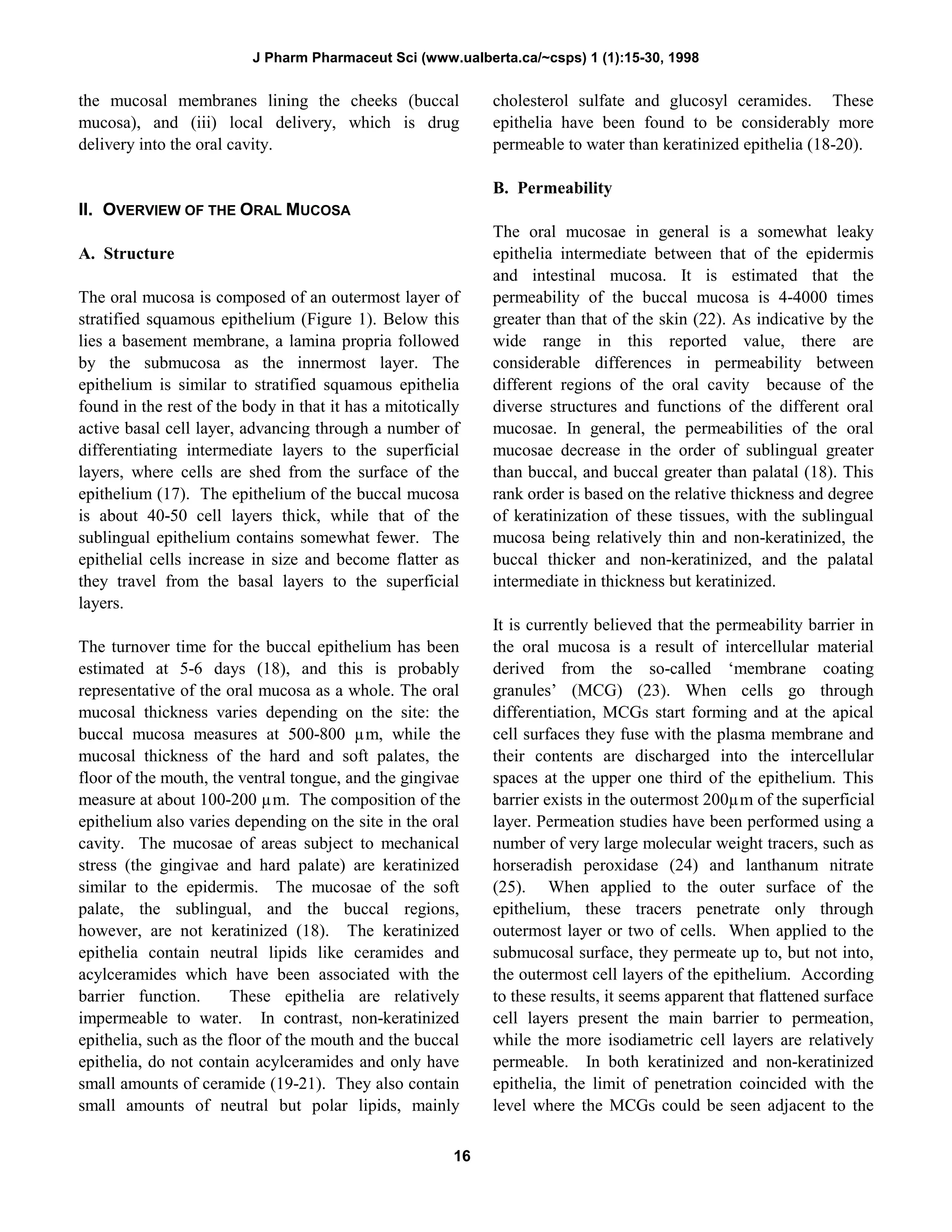 Absorption via buccal mucous membrane | PDF