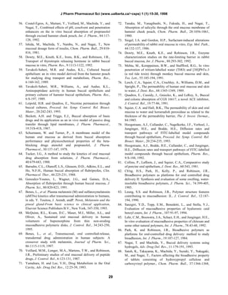 Absorption via buccal mucous membrane | PDF