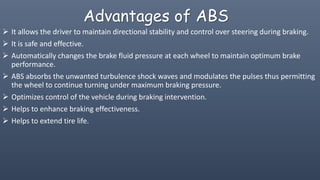 Anti-Lock Brake System presentation | PPTX