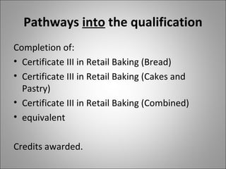 April 2010 Advanced Baking, skills for post trade bakers | PPT