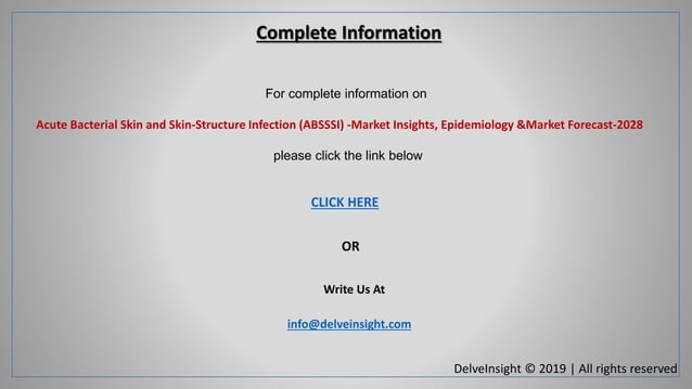 Acute Bacterial Skin and Skin-Structure Infection-ABSSSI | PPTX | Skin ...