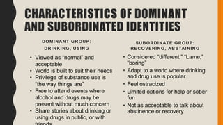 Abstainer and Recovery Ally workshop | PPTX | Substance Abuse ...