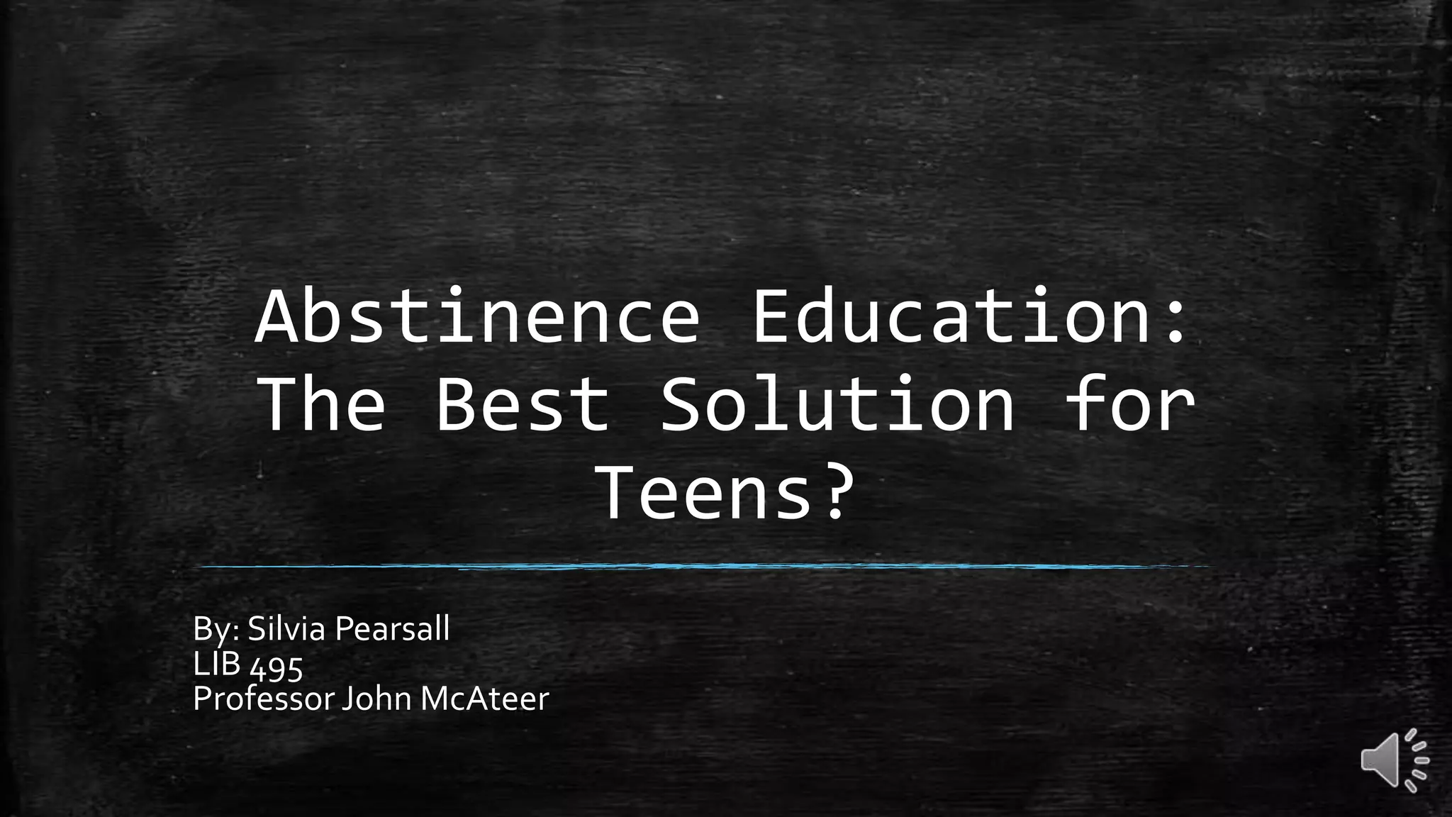 Abstinence power point | PPTX