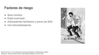sindrome de abstinencia alcoholica fisiopatologia | PDF