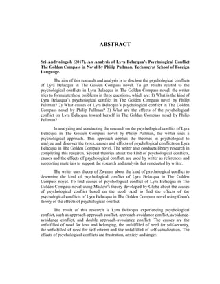 Abstrack for Thesis | PDF