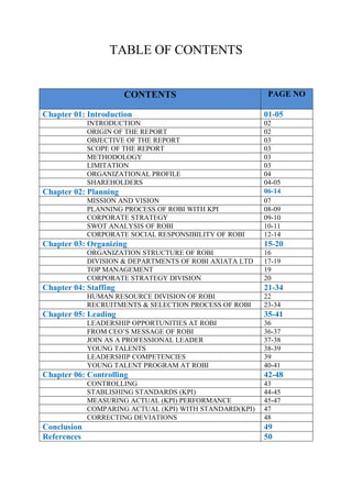 Abstract (The management functions of Robi Axiata ltd. ) | PDF