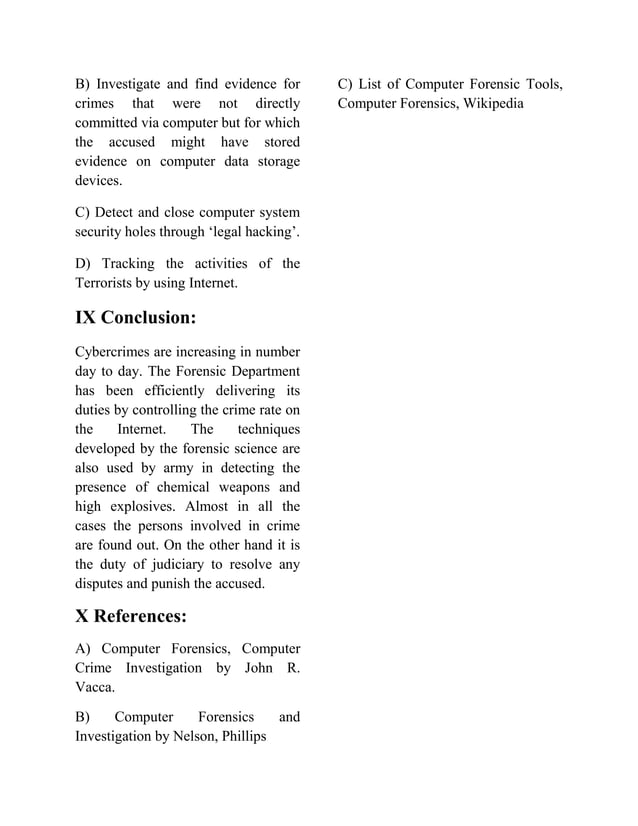 Computer Forensics | DOCX