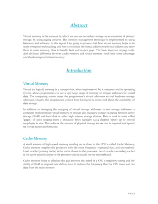 virtual memory | PDF