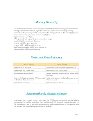 virtual memory | PDF