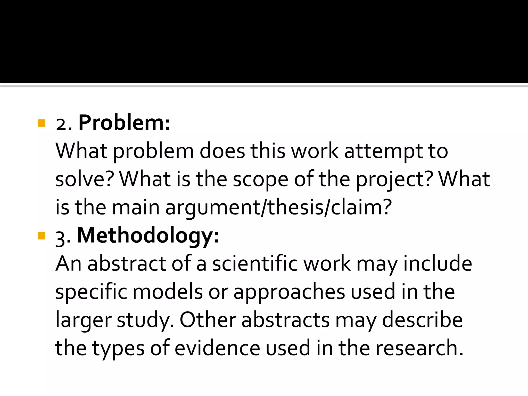 Abstract | PPTX | Homework and Study | Education