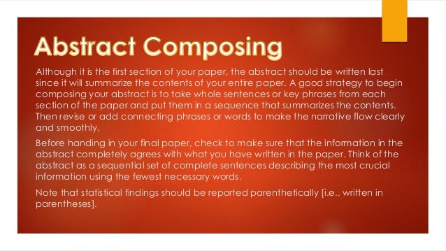 What Is An Abstract & Importance Of An Abstract