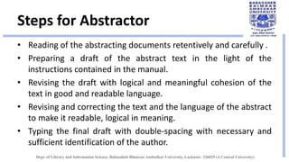 Abstract and Abstracting | PPTX