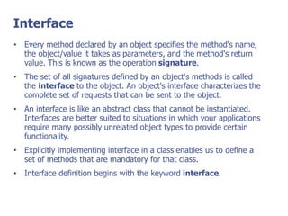 Abstract class and Interface | PPTX