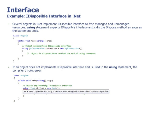 Abstract Class And Interface Pptx Programming Languages Computing