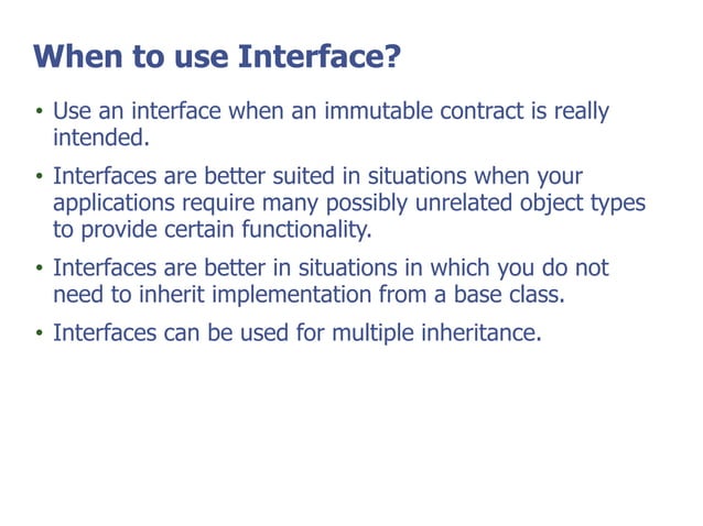 Abstract Class And Interface Pptx Programming Languages Computing