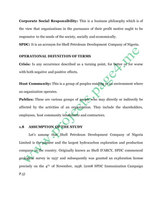 Community Relations & its Role in Corporate Image (A case study of ...