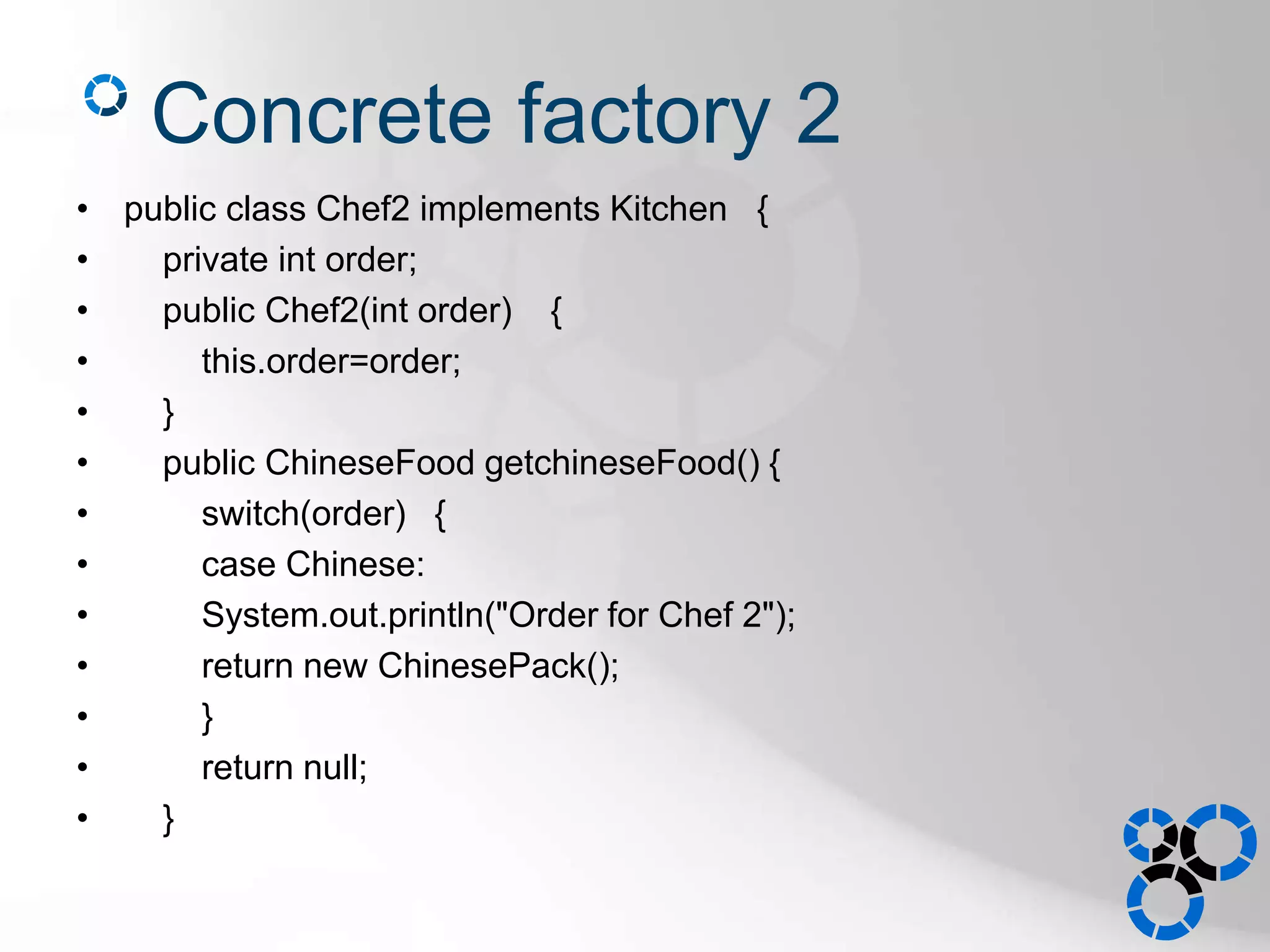 Abstract Factory Pattern (Example & Implementation in Java) | PPTX