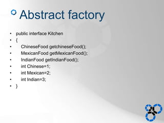 Abstract Factory Pattern (Example & Implementation in Java) | PPTX