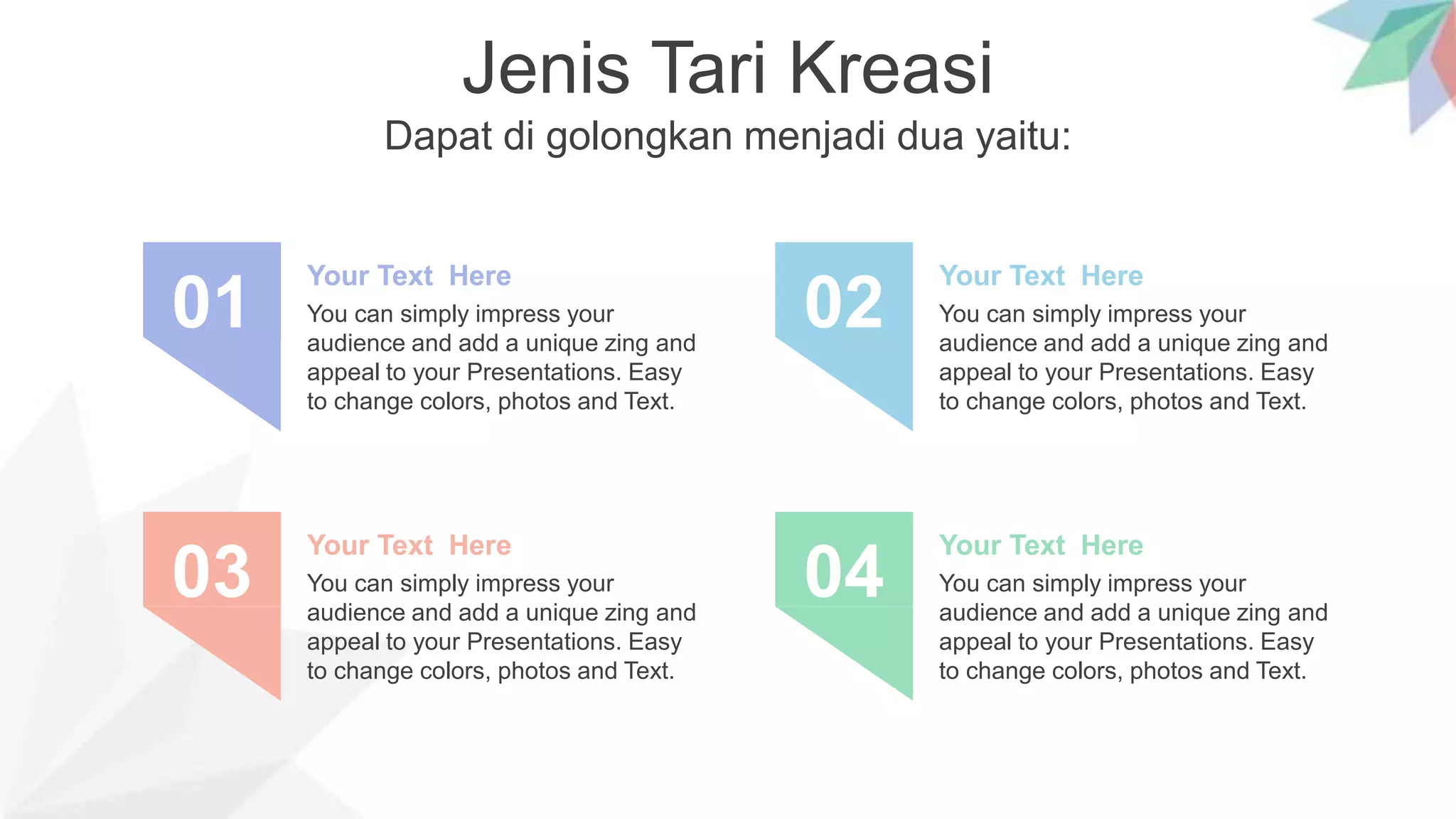 Unsur Pendukung Tari Kreasi SMP Kelas IX semester Gasal | PPTX