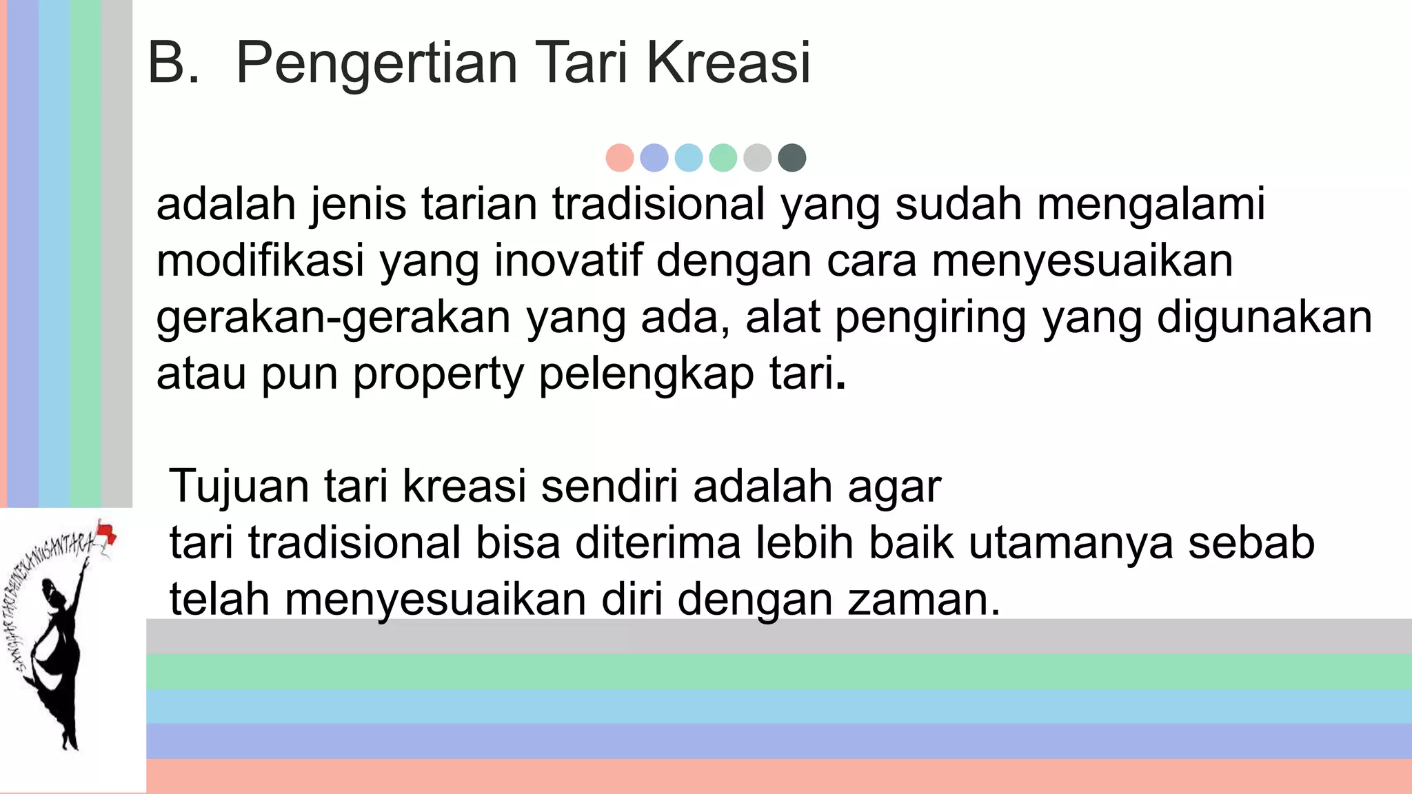 Unsur Pendukung Tari Kreasi SMP Kelas IX semester Gasal | PPTX