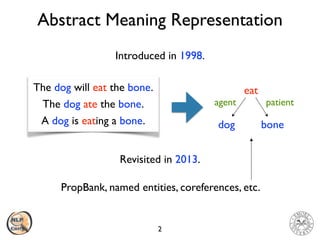 Abstract Meaning Representation | PPT
