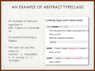 Abstract typeclasses | PPT