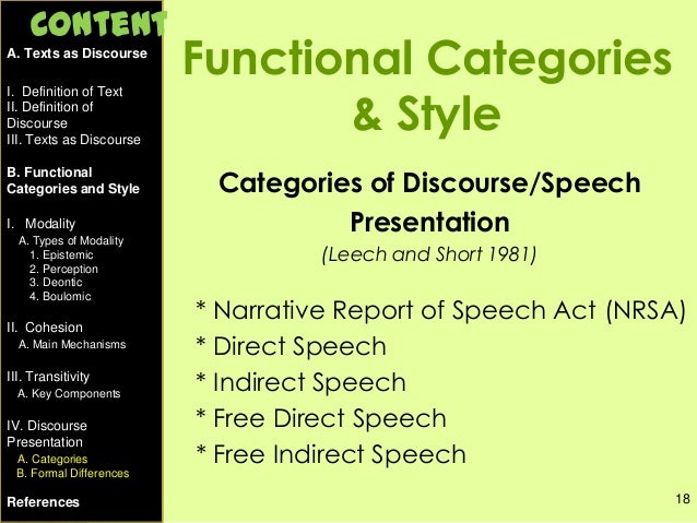 Stylistics Discourse And Context 1 Function