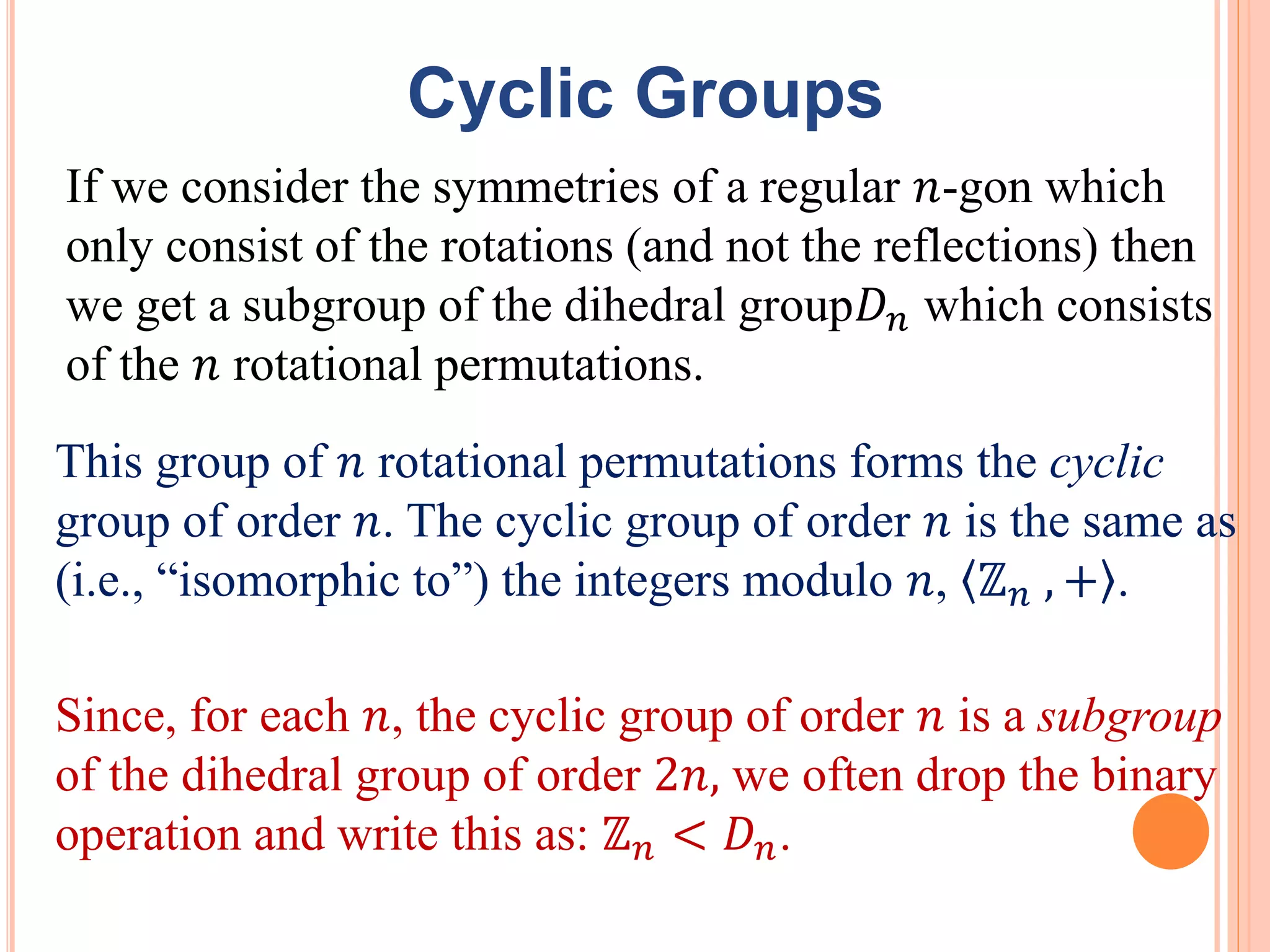 Abstract Algebra - Cyclic Group.pptx