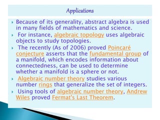 Abstract algebra & its applications | PPT | Free Download
