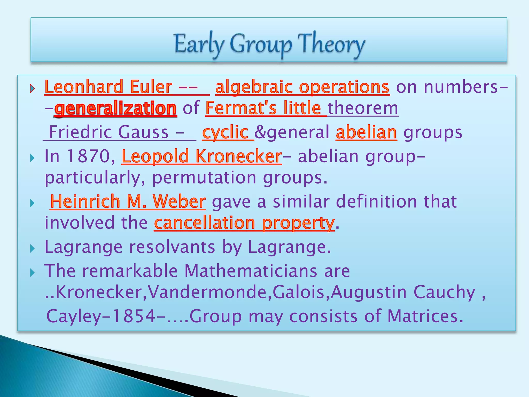 Abstract algebra & its applications (1) | PPTX | Physics | Science
