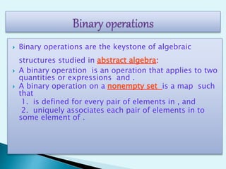 Abstract algebra & its applications (1) | PPTX