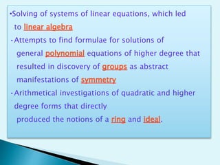 Abstract algebra & its applications (1) | PPTX