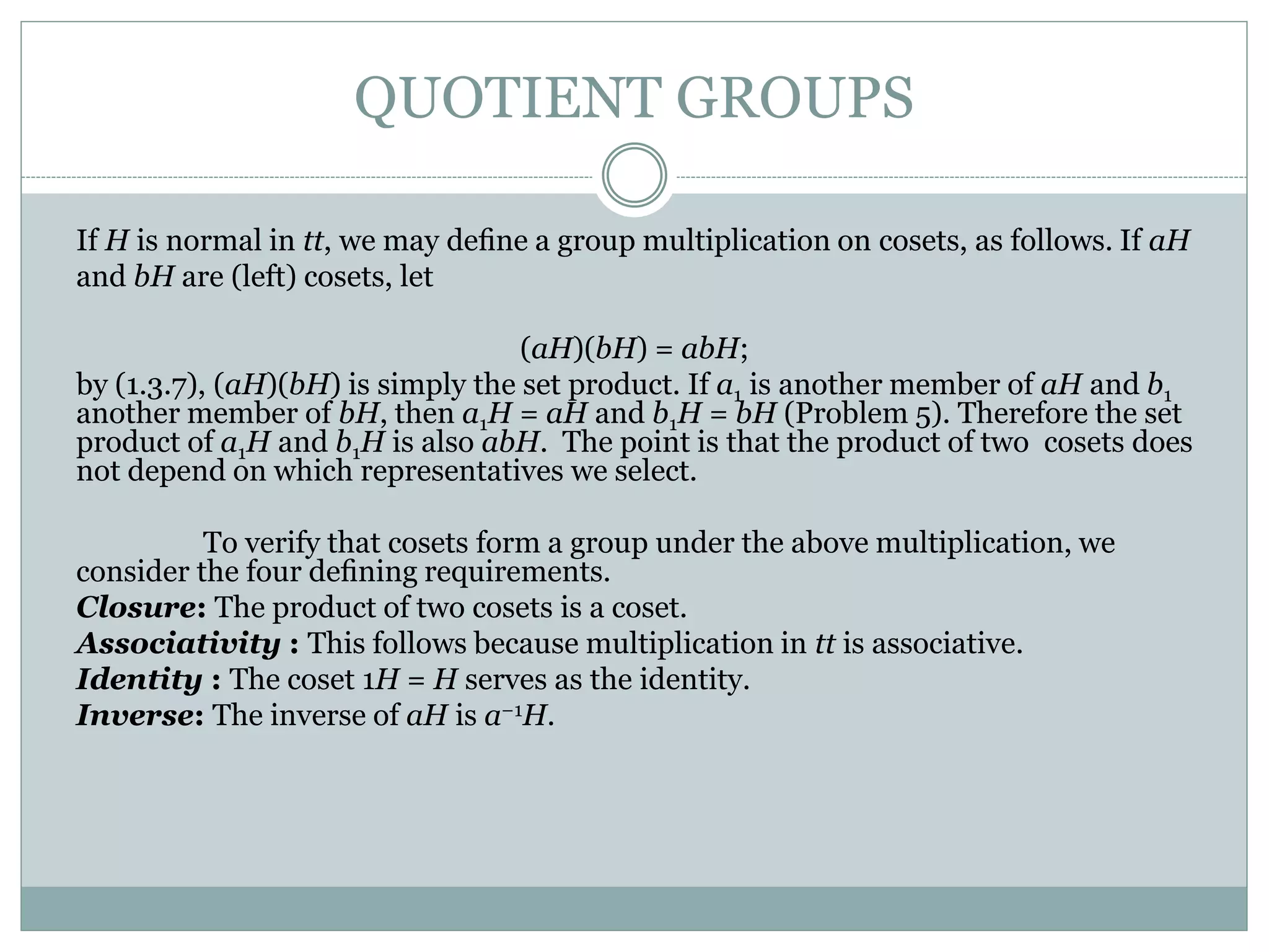 Abstract algebra ppt | PPTX