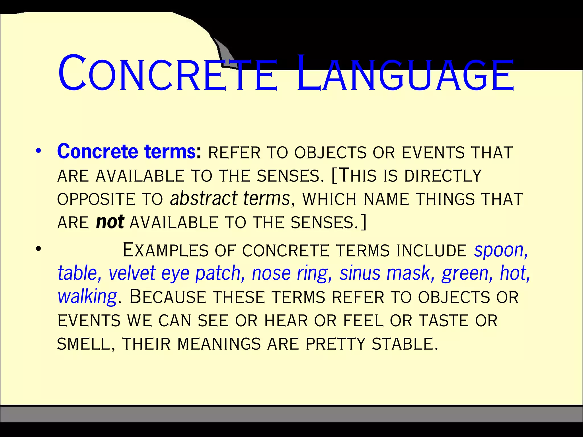 Abstract and concrete | PDF