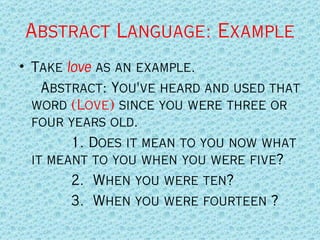 Abstract and concrete | PDF