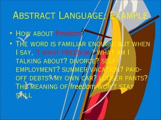 Abstract and concrete | PDF