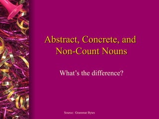 abstract_and_concrete_noun for grade4.ppt