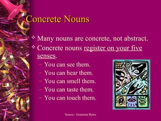abstract_and_concrete_noun for grade4.ppt