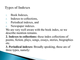 Abstract and i ndexing | PPTX