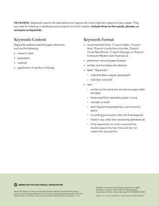 Abstract and keywords guide 7th ed. | PDF