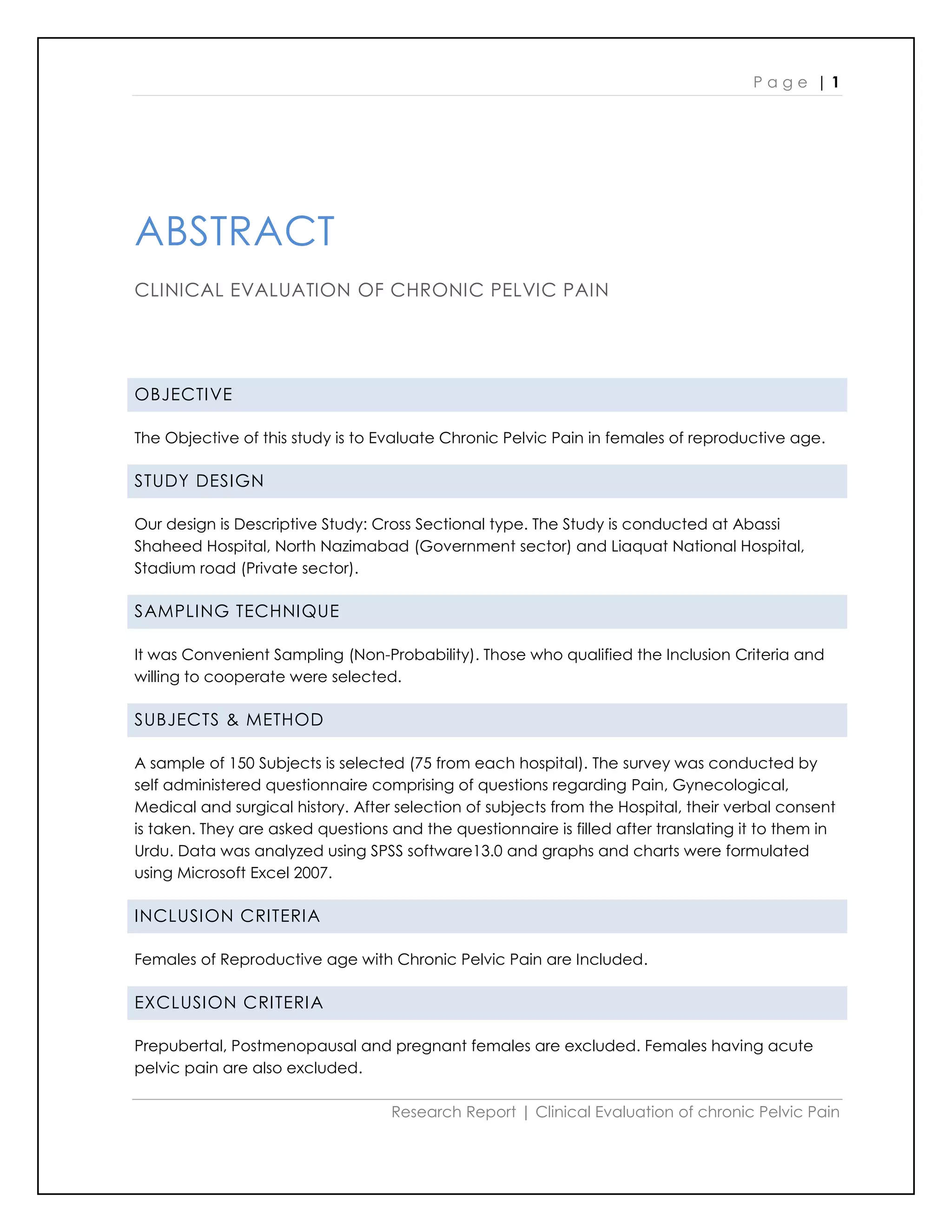 Abstract for presentation | PDF