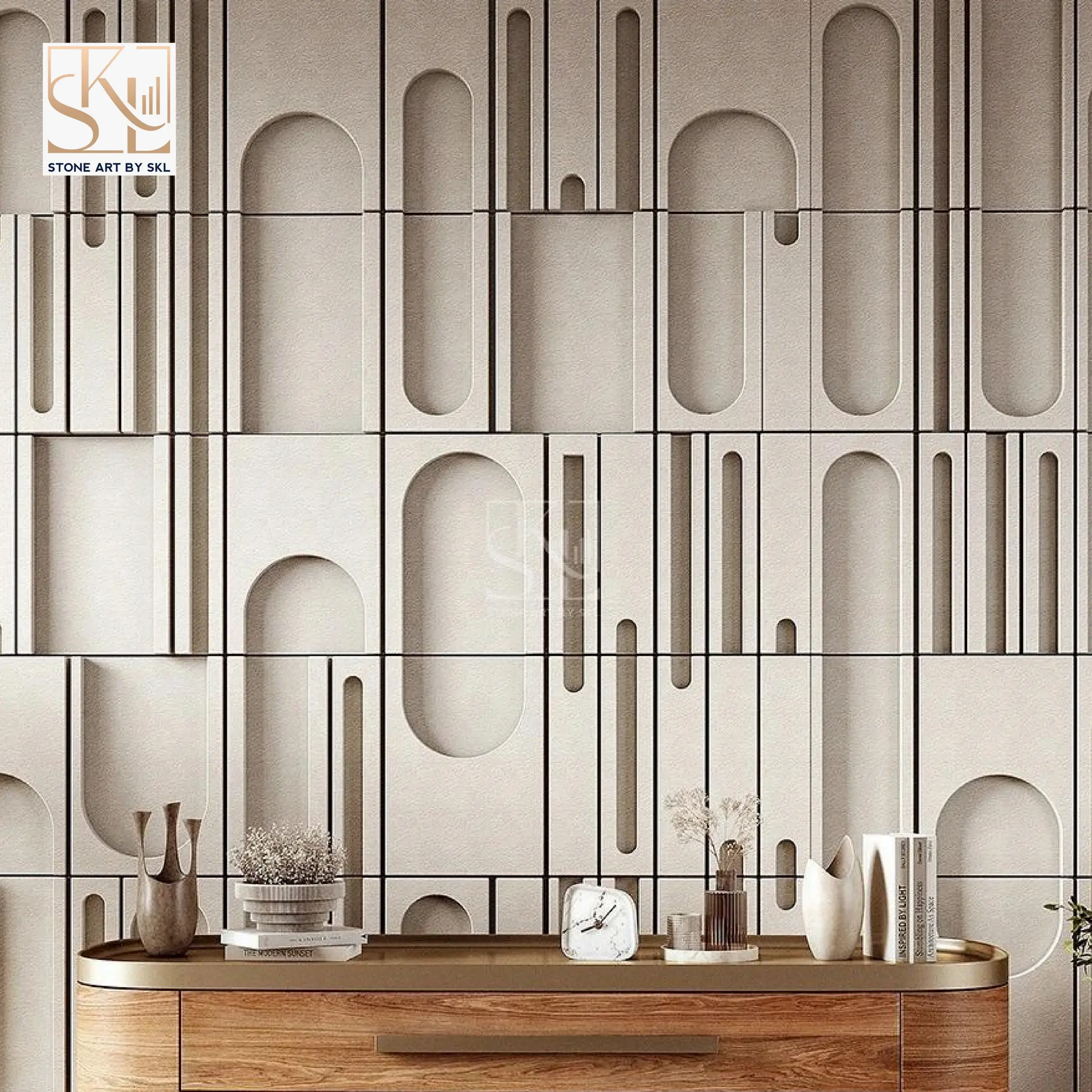 Abstract Arch Design Wall Cladding - by Stone Art by SKL | PDF