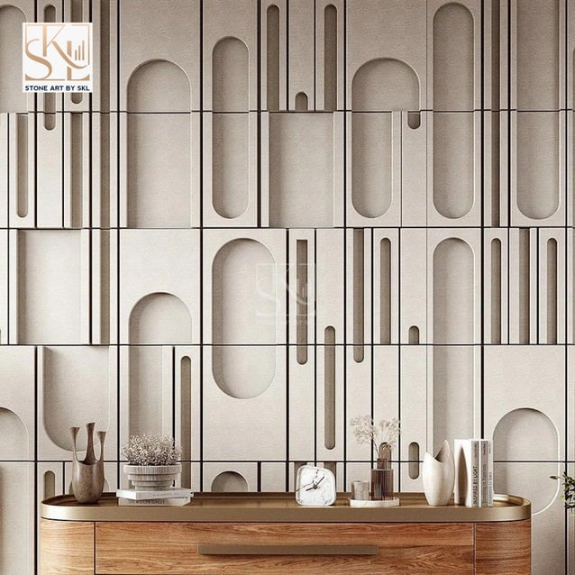 Abstract Arch Design Wall Cladding - by Stone Art by SKL | PDF