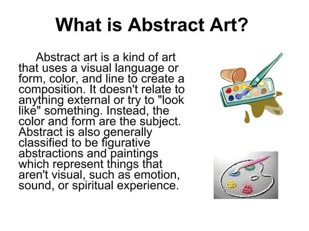 Abstract Art | PPT | Painting | Arts and Crafts