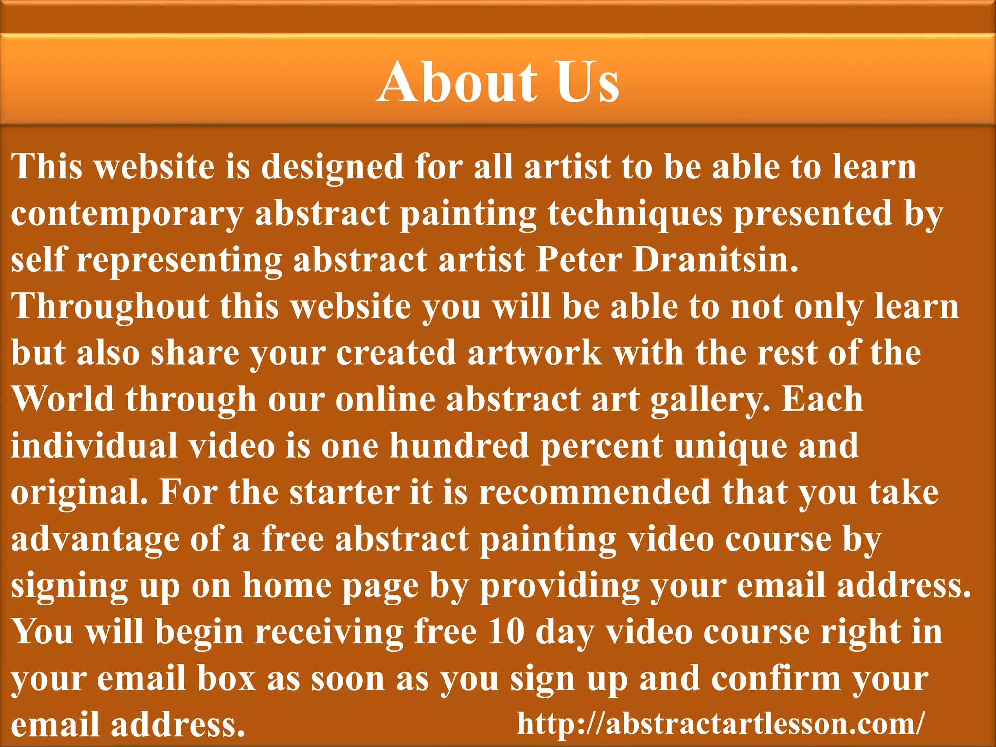 Abstract Art Lesson | PPTX