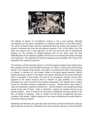 Abstract Art.pdf | Painting | Arts and Crafts