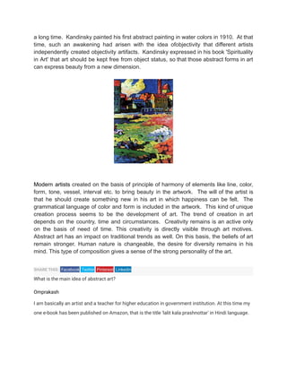 Abstract Art.pdf | Painting | Arts and Crafts